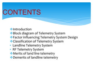 Telemetry system | PPTX