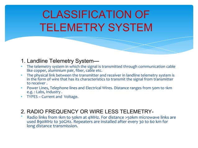 Telemetry system | PPTX