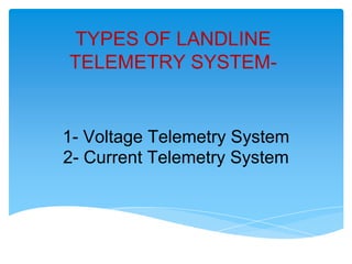Telemetry system | PPTX