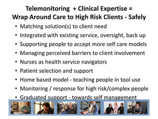 Telemonitoring Opportunities for Community Nursing | PPT