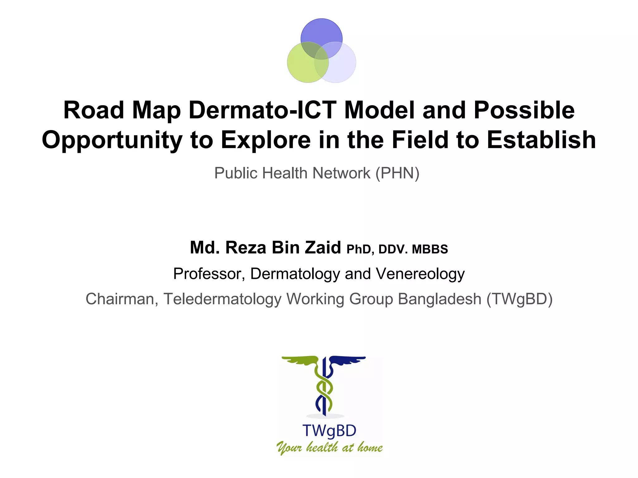 Road -map of Teledermatology for doctor-patient-citizen relationship | PPT
