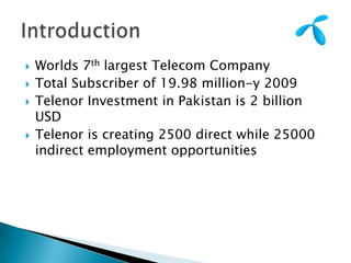 Telenor’s Training System | PPTX