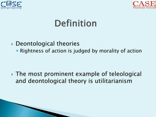 Teleological theory | PPTX