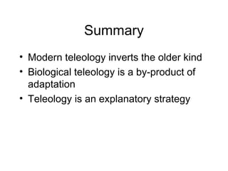 Teleology | PPT