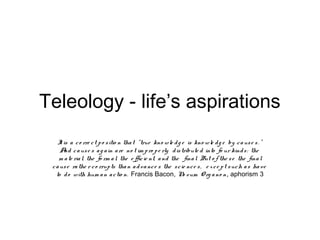 Teleology | PPT
