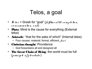 Teleology | PPT