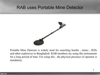 Tele-operated UGV for metal detection | PPT