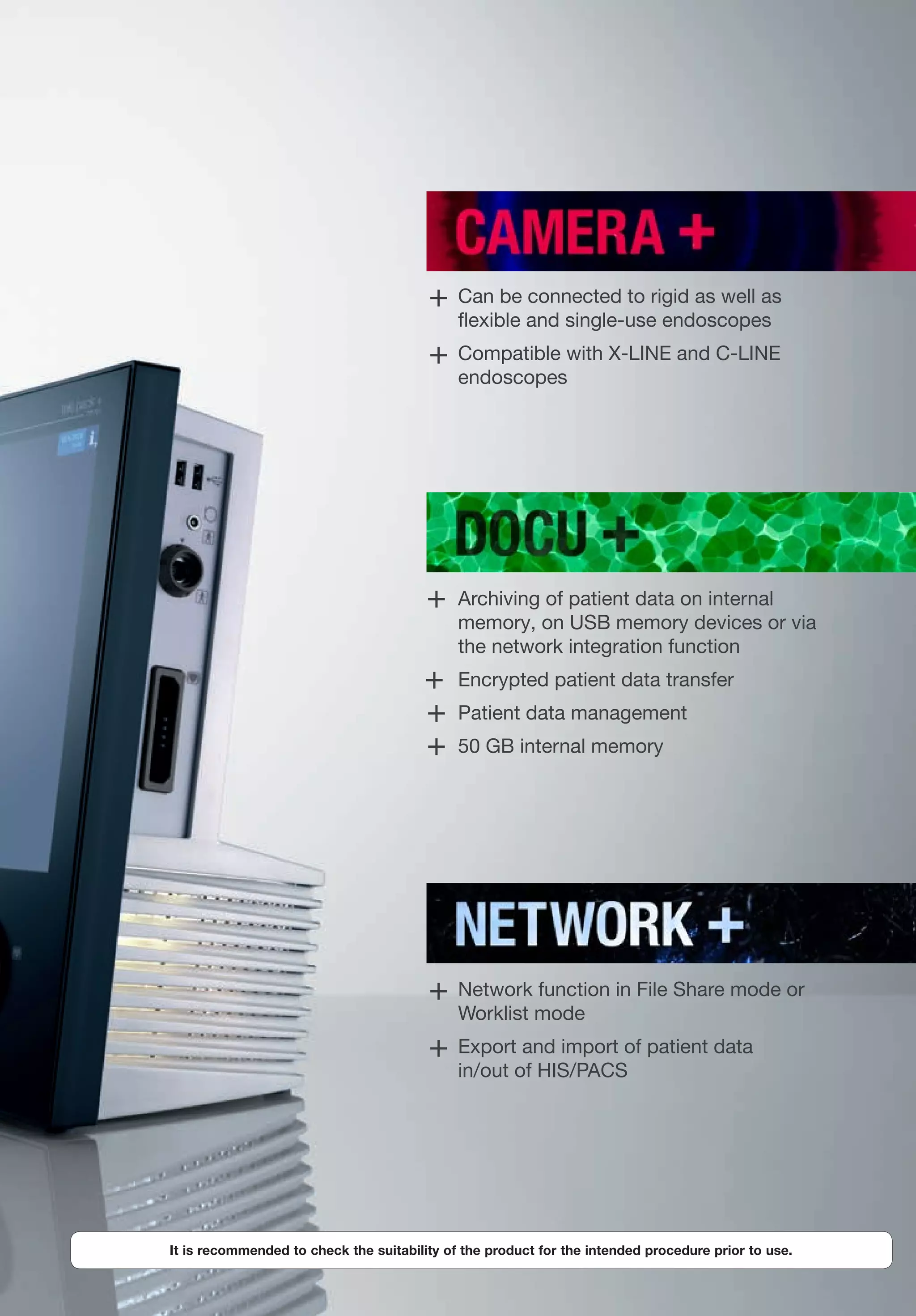 Tele pack + – compact endoscopy | PDF