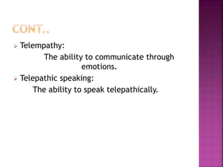 Telepathy slideshare | PPTX