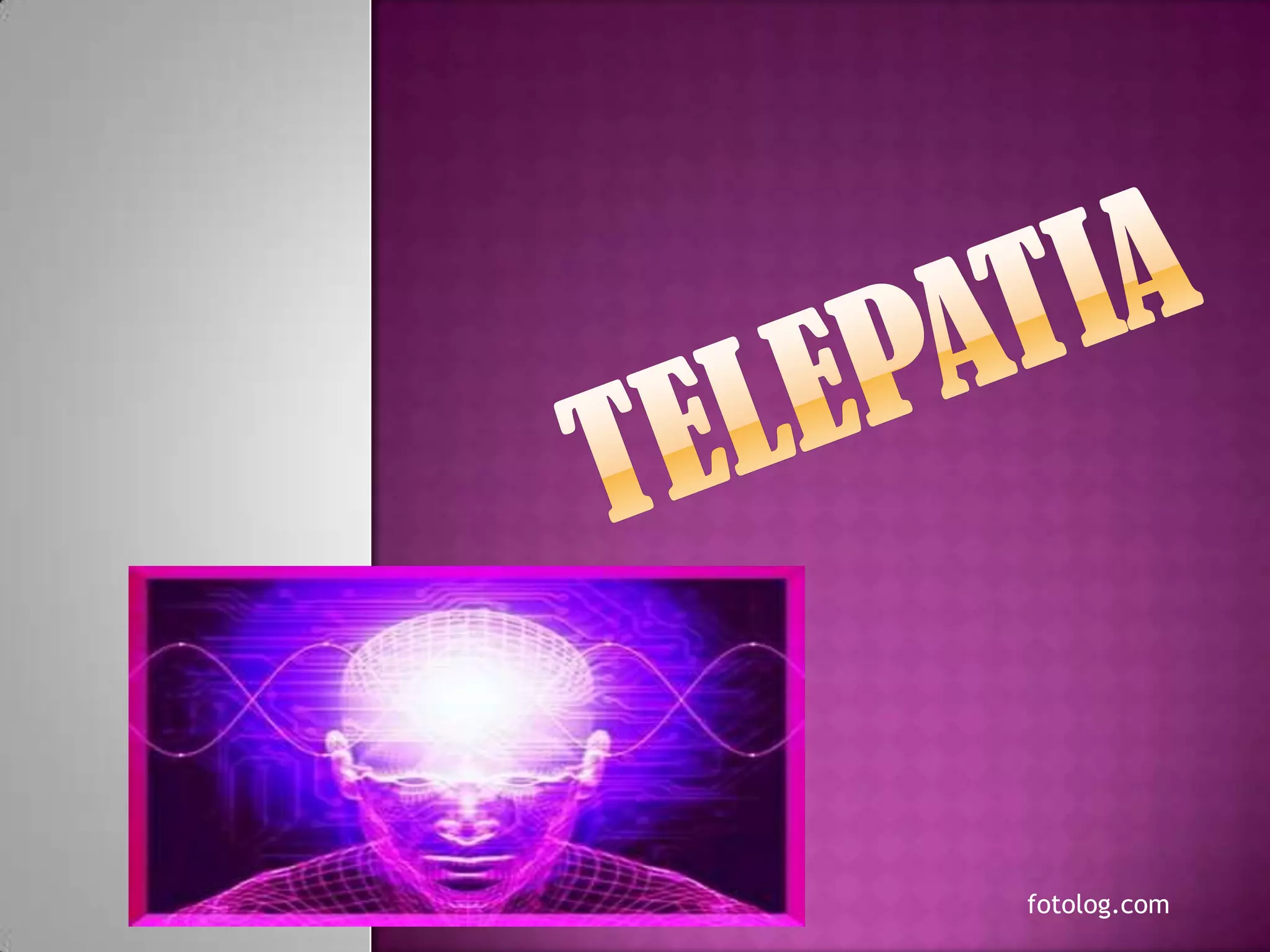 Telepatia | PPT