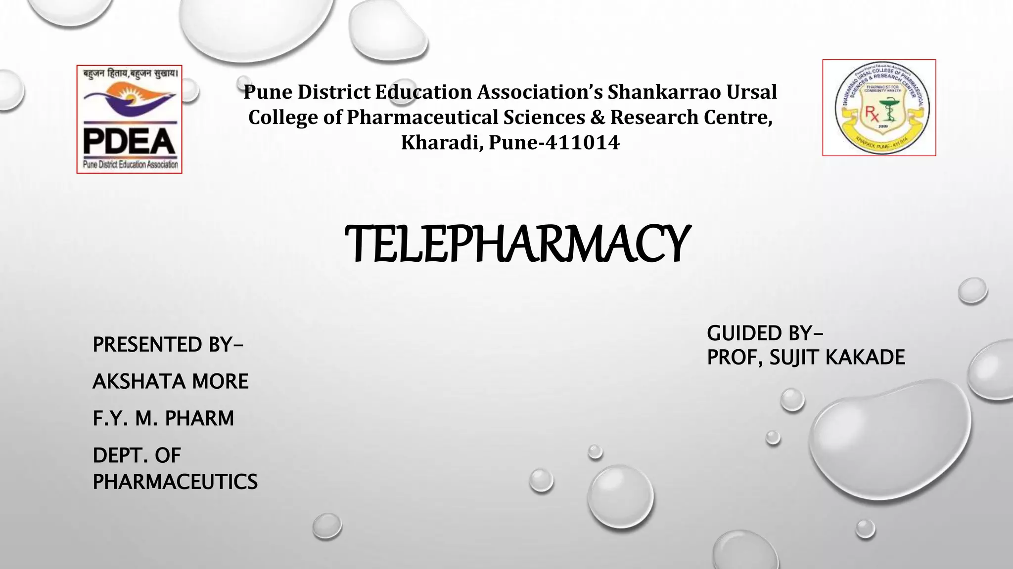 Telepharmacy | PPTX