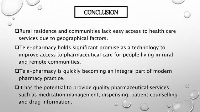 Telepharmacy | PPTX