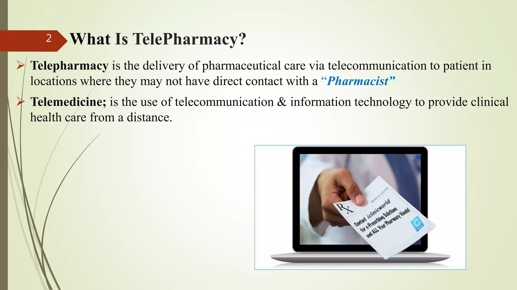 Telepharmacy | PPTX