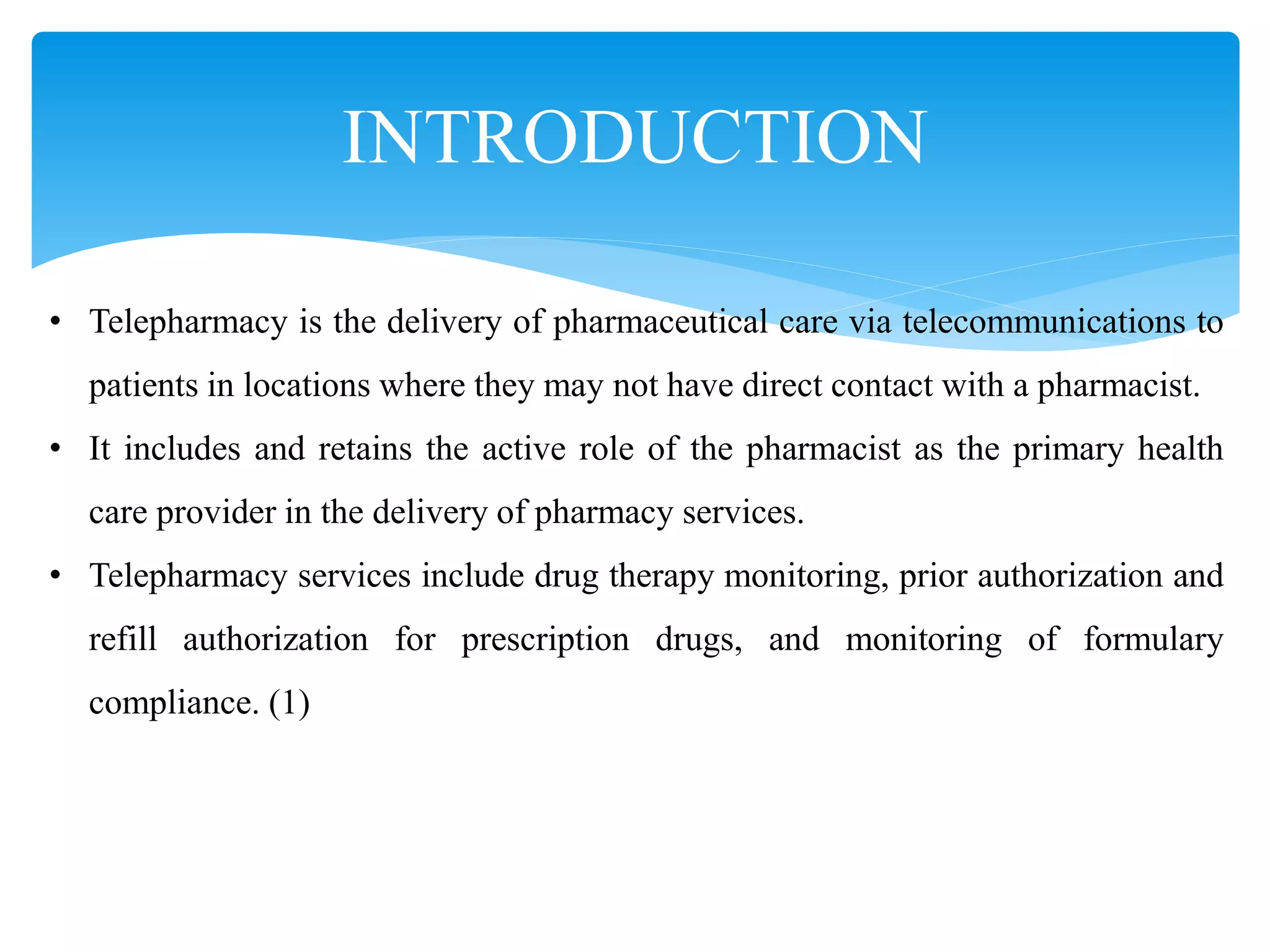 Telepharmacy | PPTX