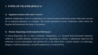 Telepharmacy By Nikita Sahu (P'ceutics).pptx