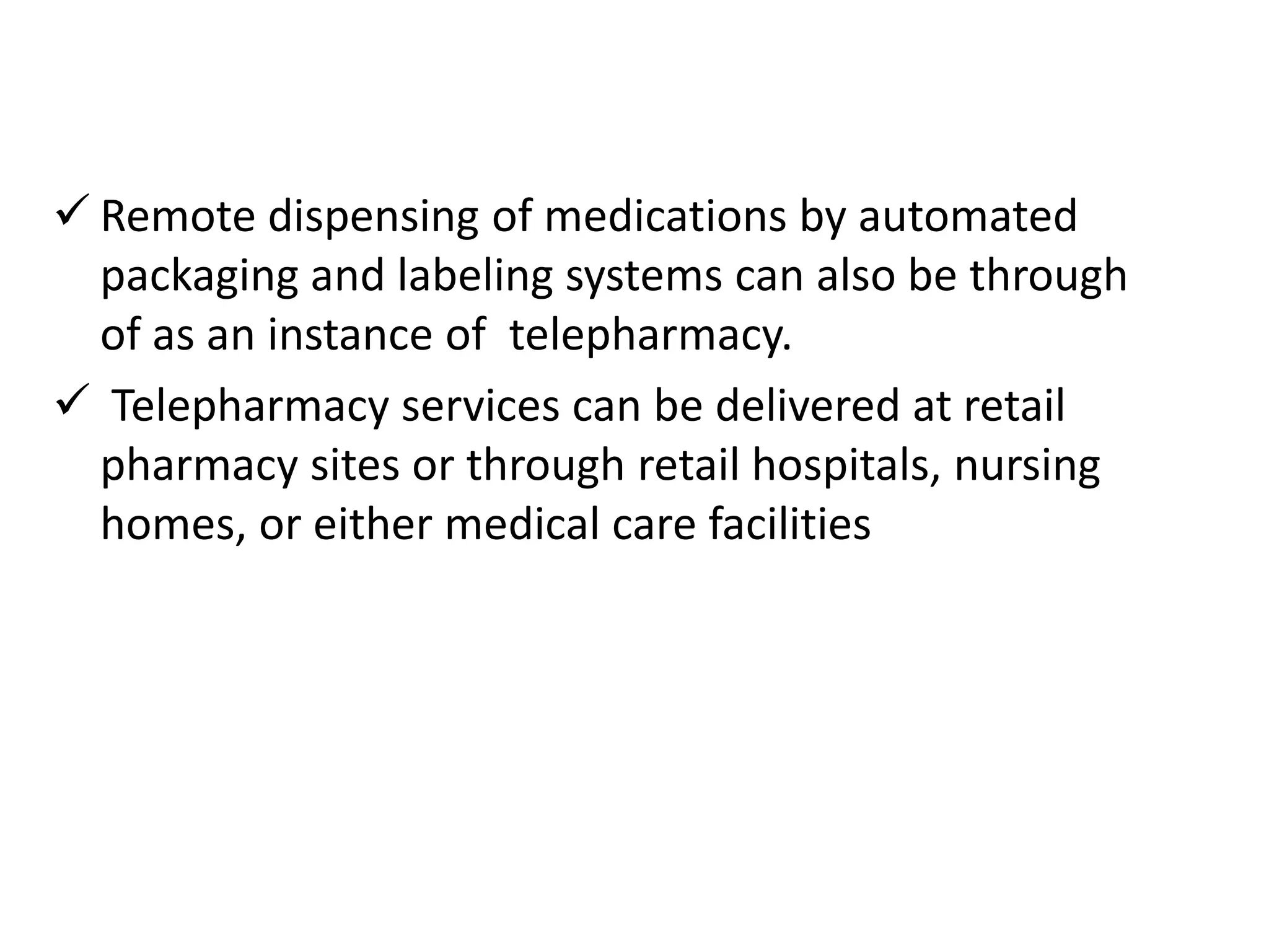 Telepharmacy | PPTX