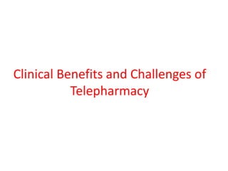 Telepharmacy | PPTX