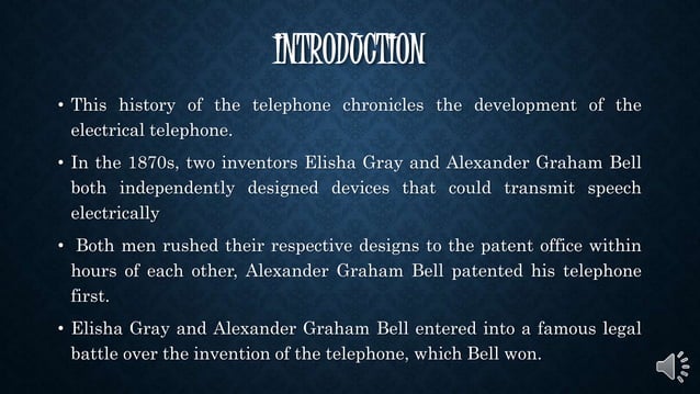 History of Telephone | PPTX