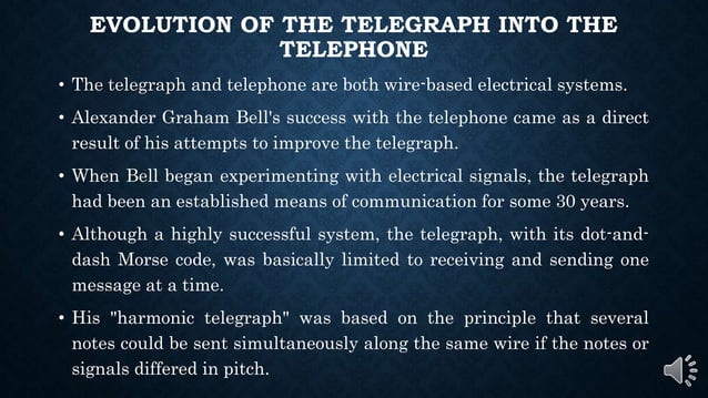 History of Telephone | PPTX