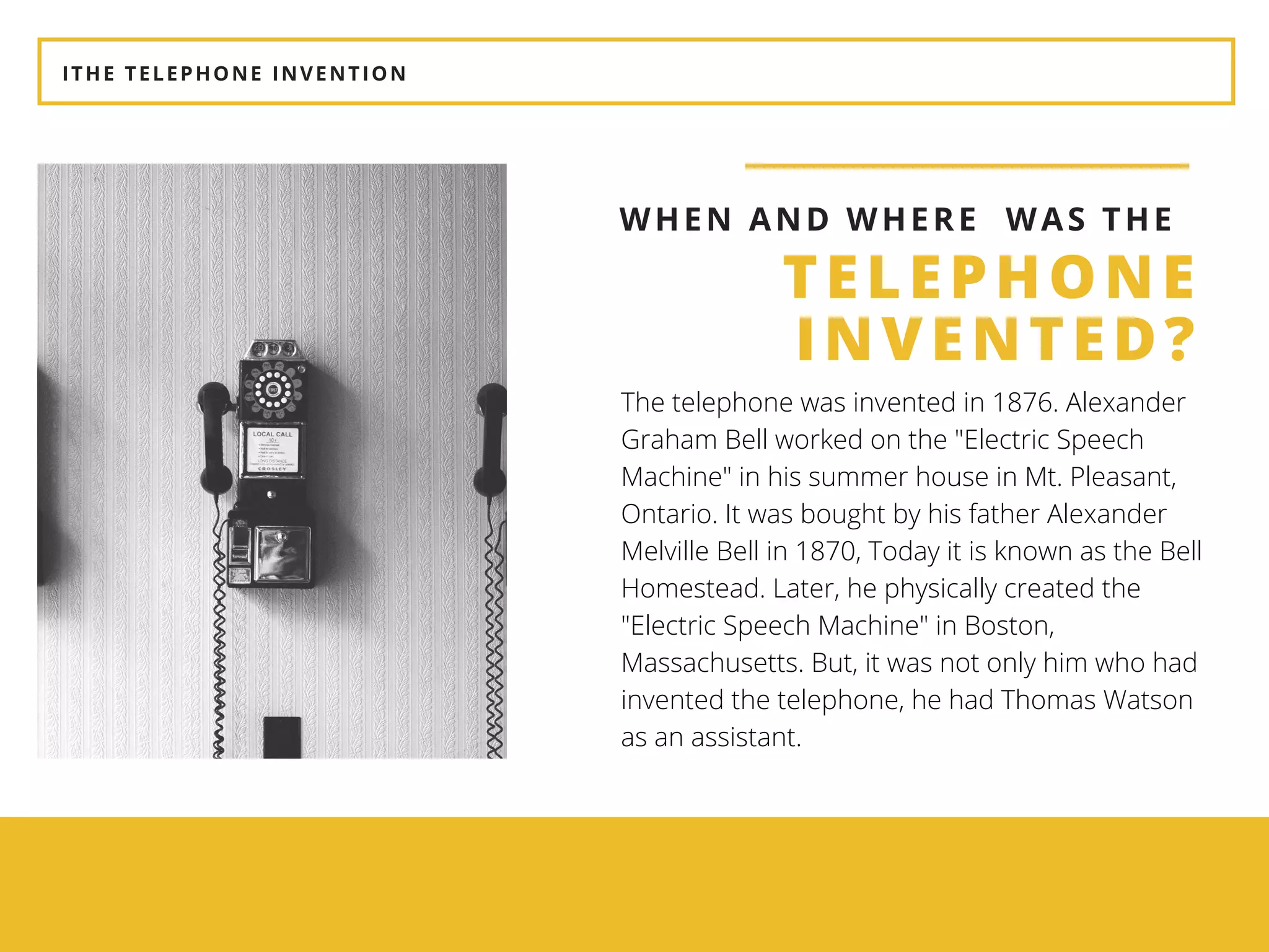 Telephone Invention | PDF