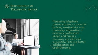 Telephone-communication- speaking and writing | PDF