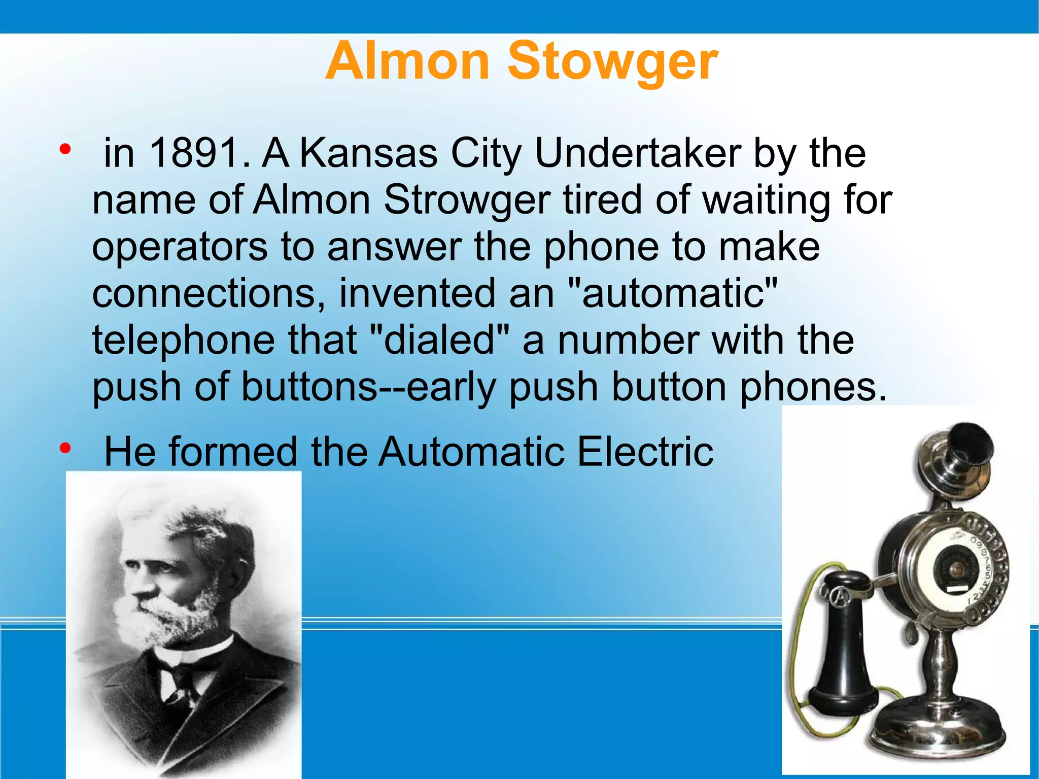 Invention of the Telephone | PPT