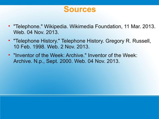 Invention of the Telephone | PPT