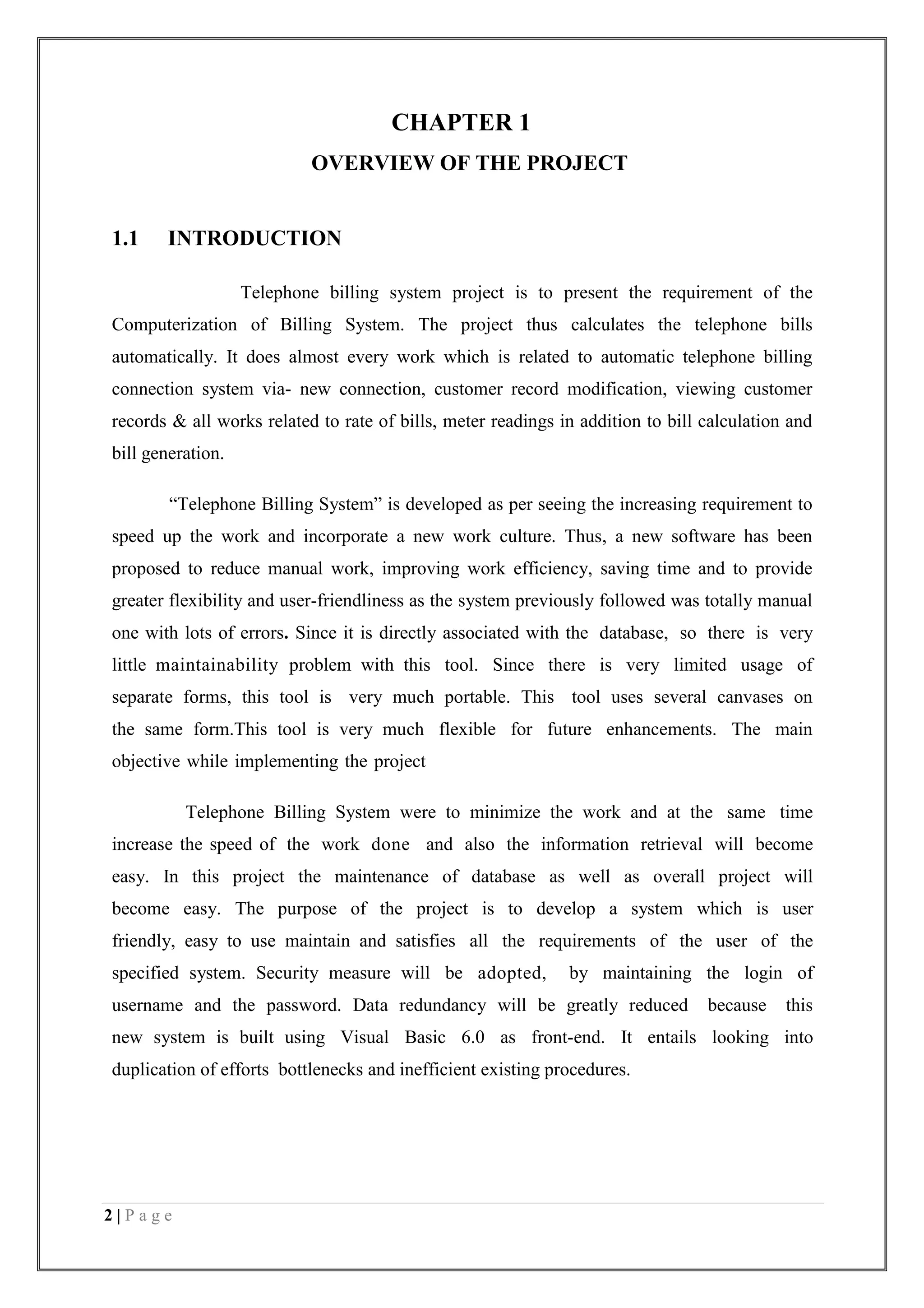 Telephone billing system project report project.pdf