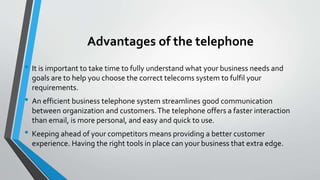 Importance Of Communication Telephone
