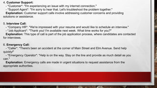 Telephone conversations & job interviews.pptx