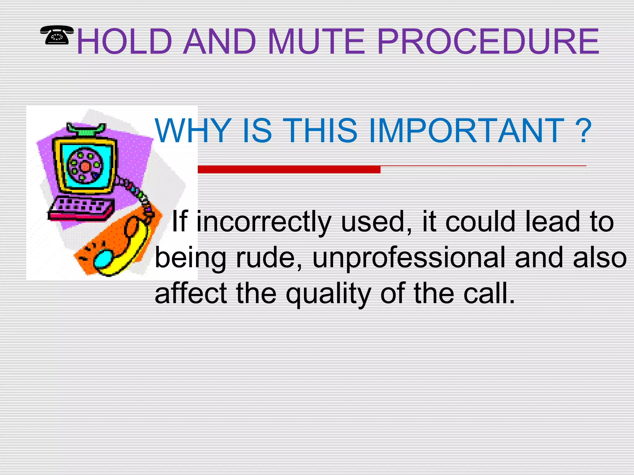 Telephone courtesy for hospitality industry: Share by Saeful Anwar | PPT