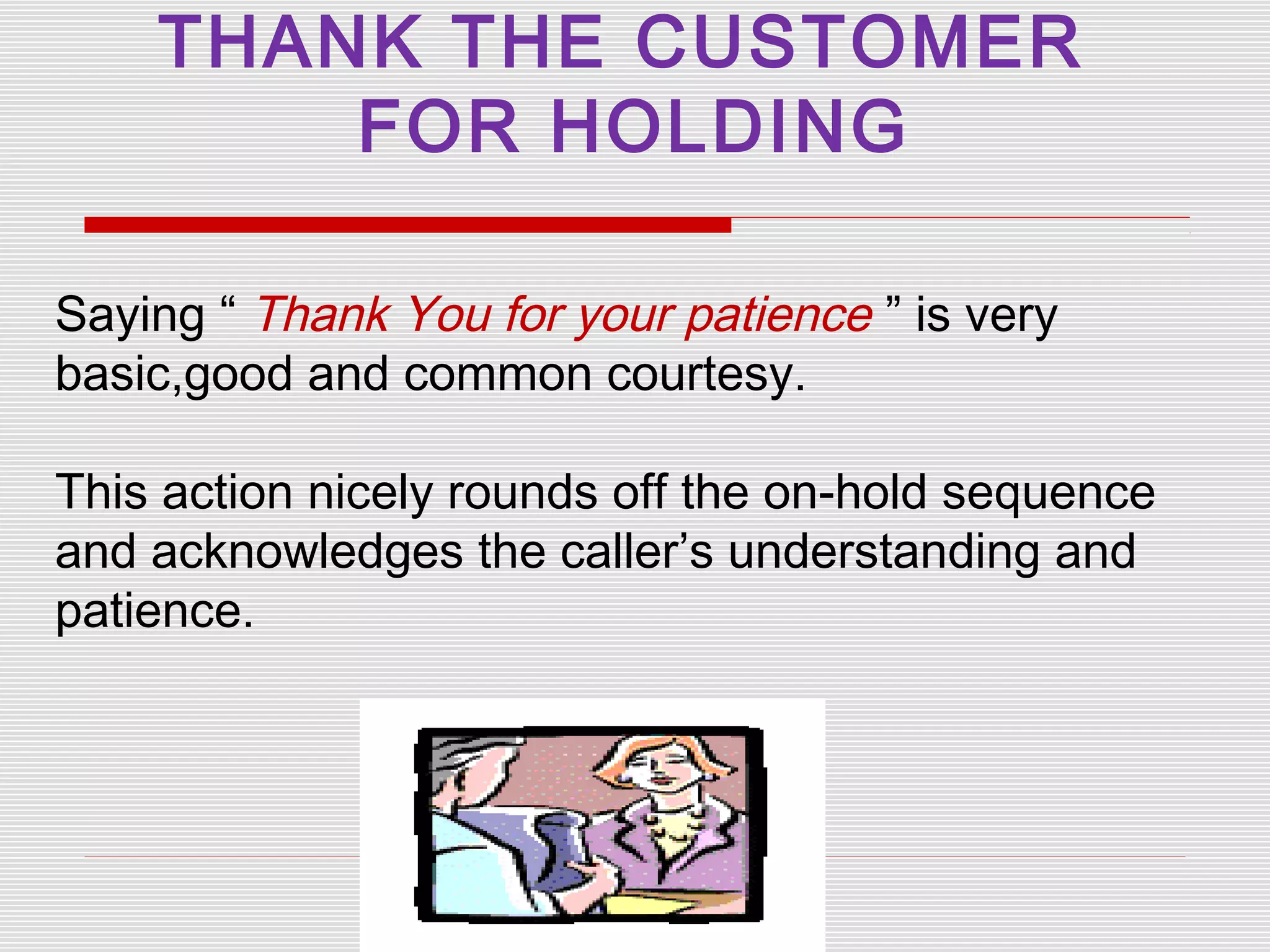Telephone courtesy for hospitality industry: Share by Saeful Anwar | PPT