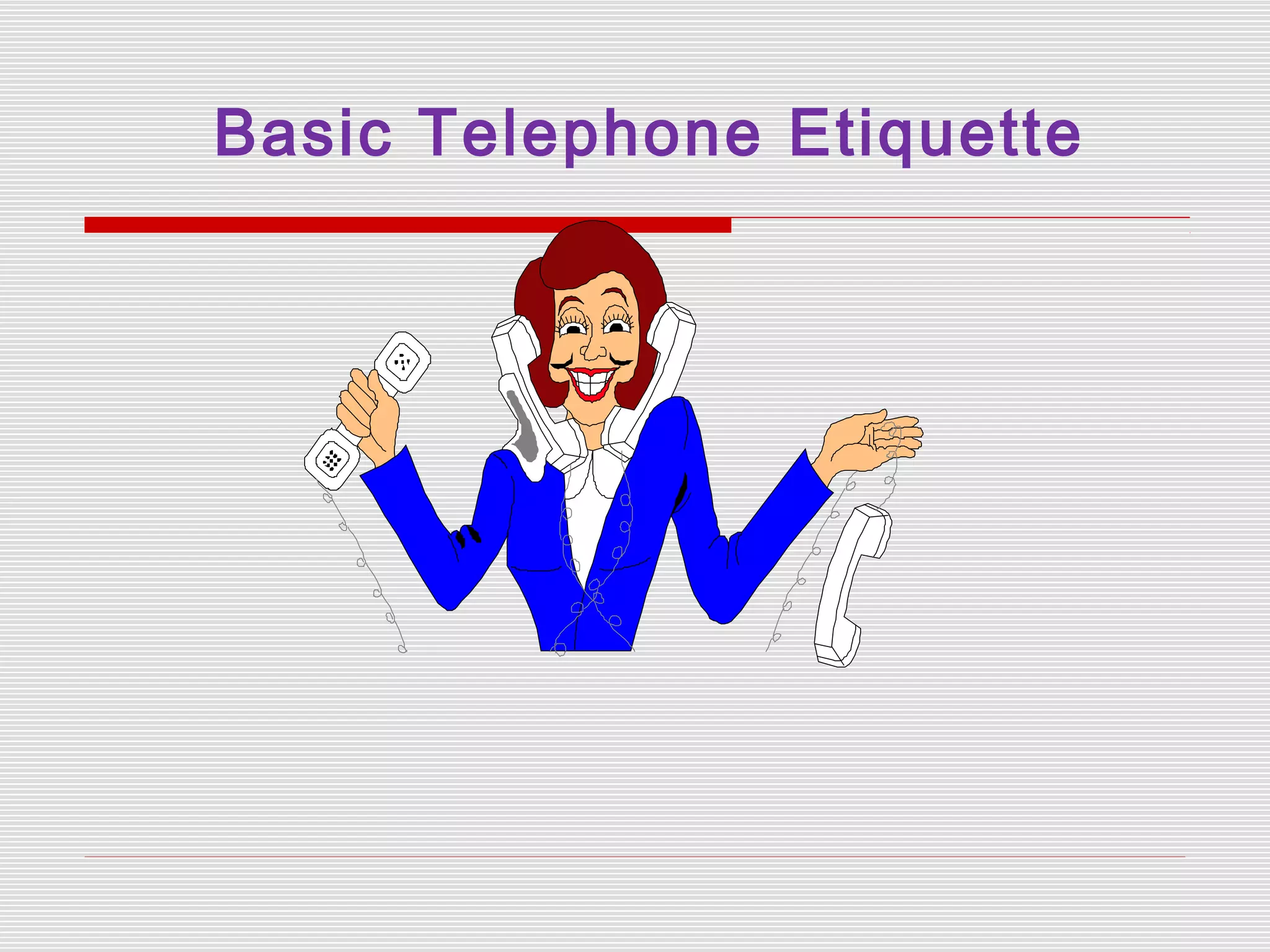 Telephone courtesy for hospitality industry: Share by Saeful Anwar | PPT