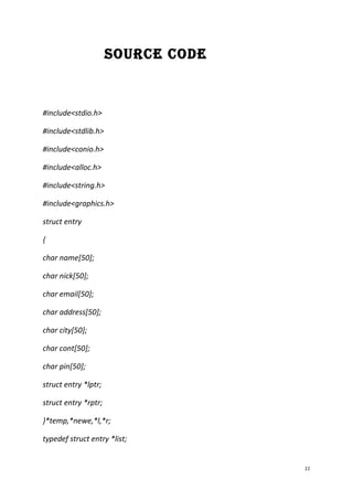 Telephone directory in c | DOC | Operating Systems | Computer Software and Applications