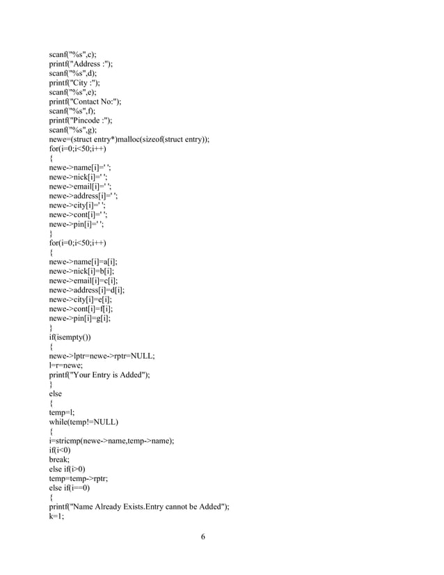 Telephone directory using c language | PDF | IT and Internet Support | Internet