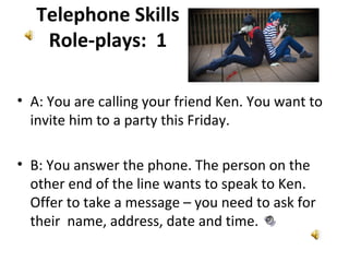 Telephone english for ESL students | PPT