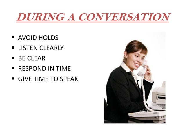 Telephone etiquette | PPT