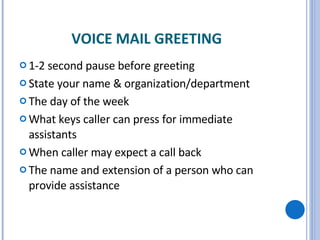 Telephone Etiquette | PPT