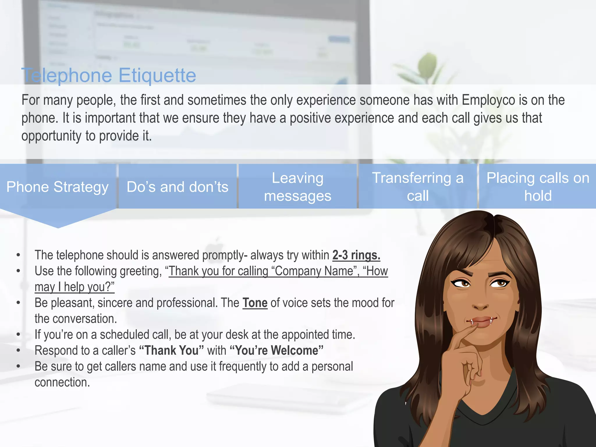 Telephone Etiquette | PPSX