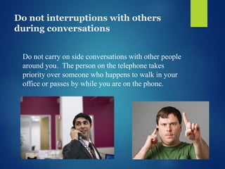 Telephone etiquette | PPTX