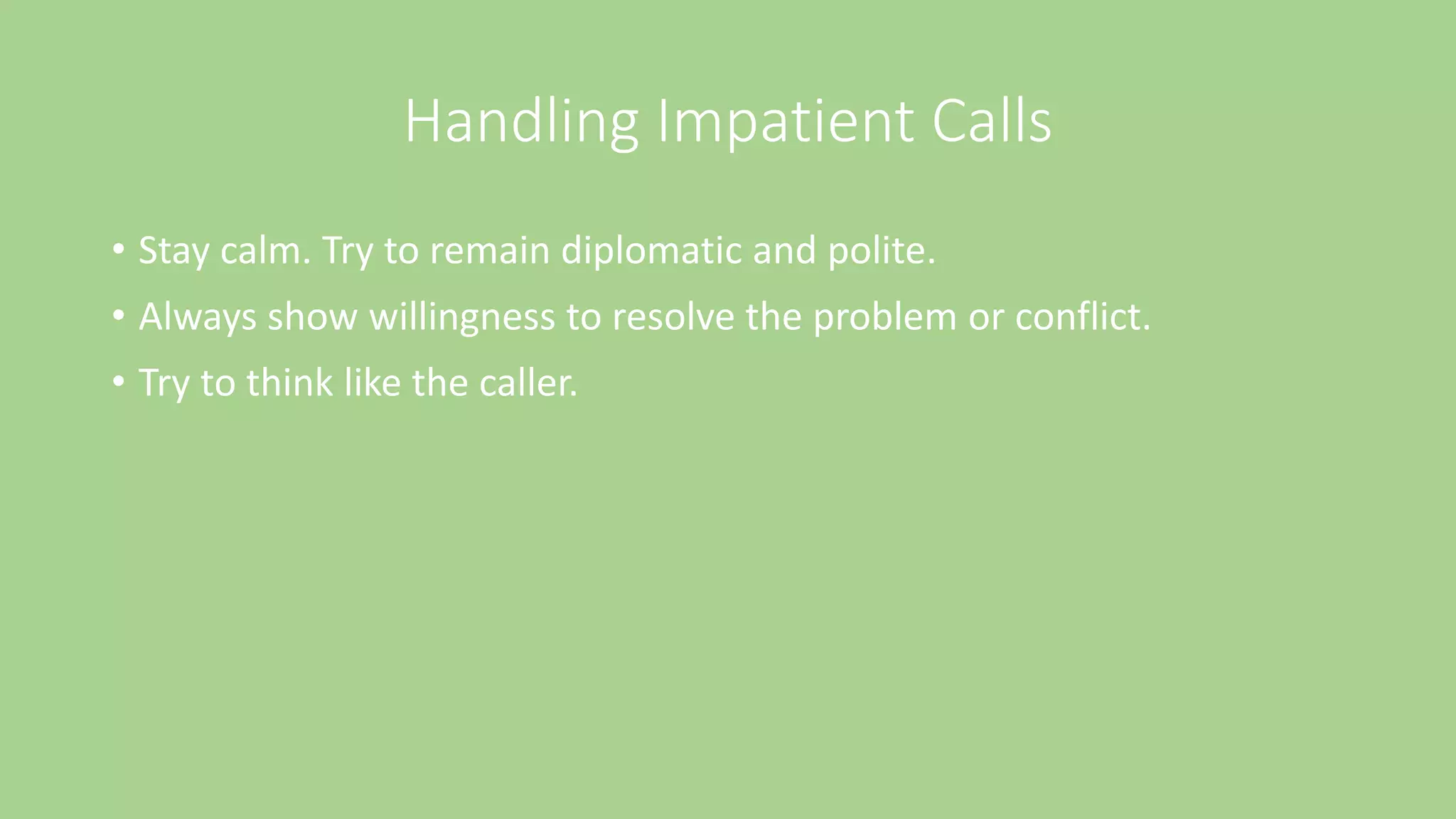 Telephone etiquette | PPT