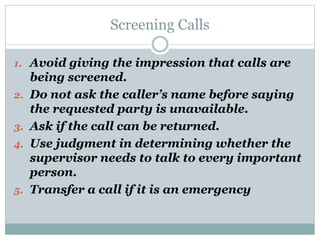 Telephone etiquette | PPTX