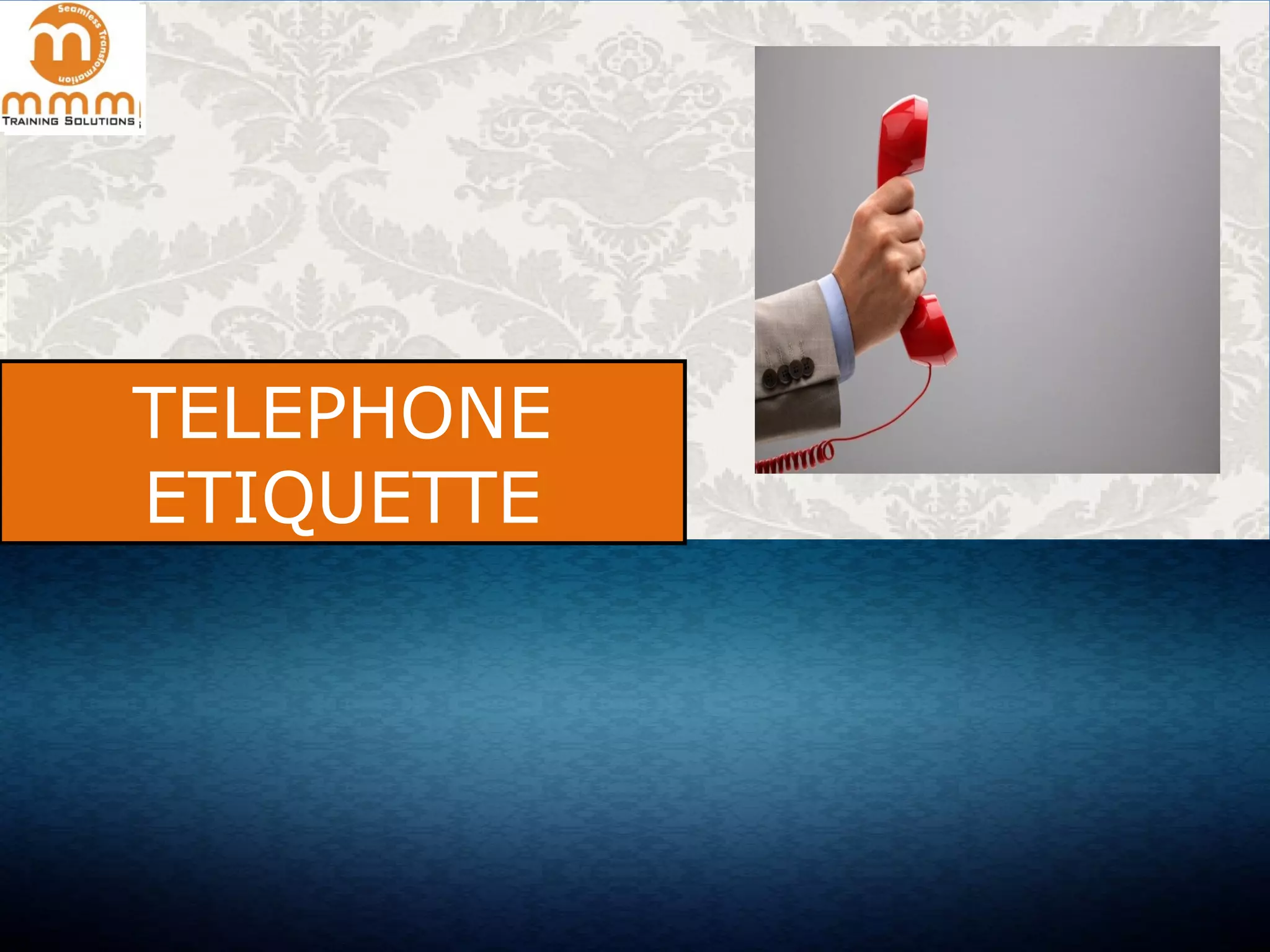 Important Telephone Etiquette Tips | PPT