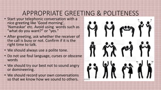 Telephone etiquette(english) | PPTX