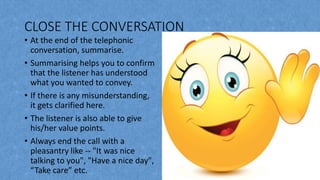 Telephone etiquette(english) | PPTX