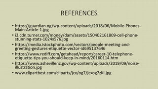 Telephone etiquette(english) | PPTX