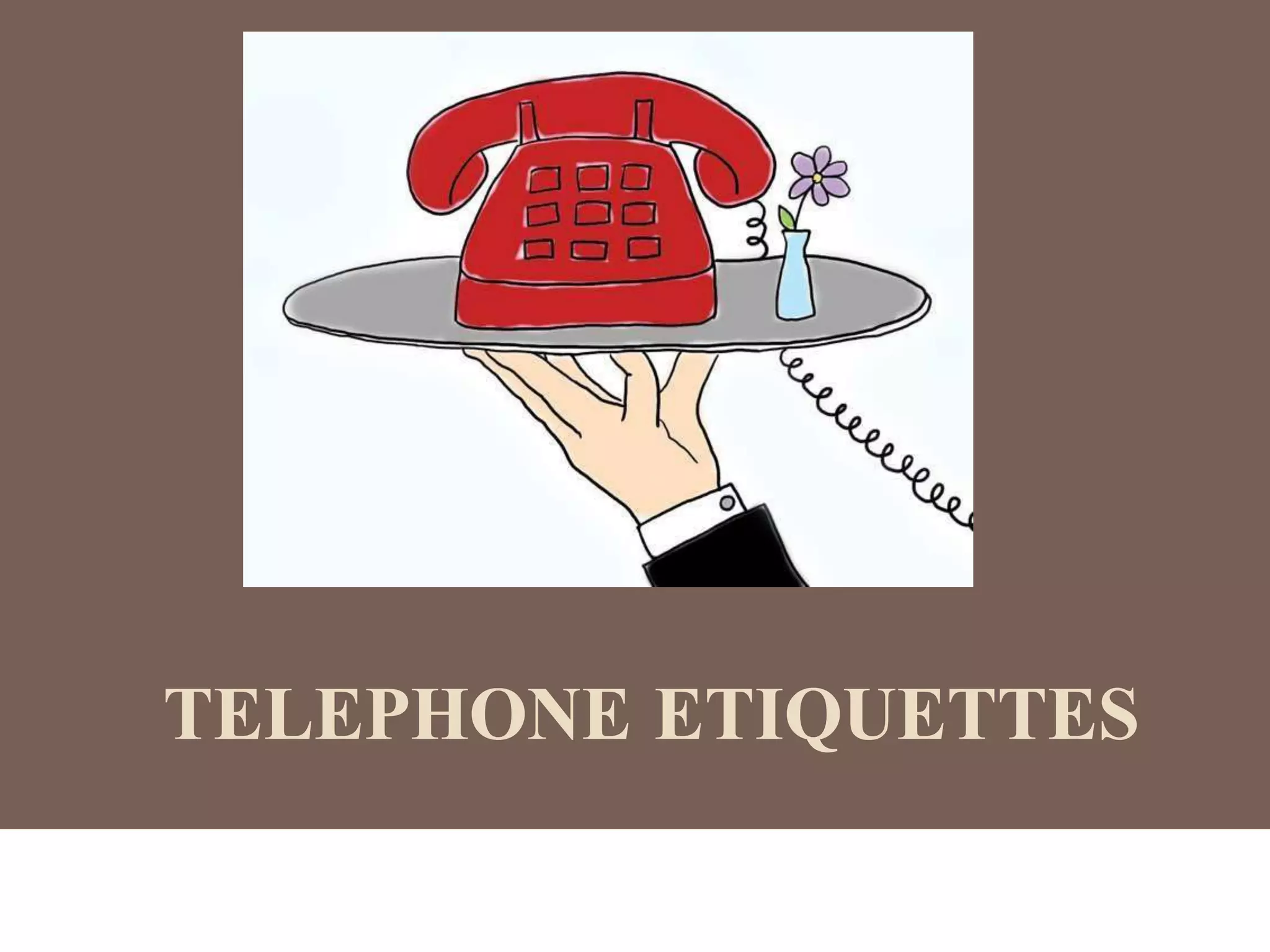 Telephone etiquettes ETC | DOCX