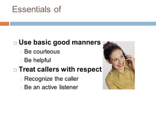 Telephone etiquettes ETC | DOCX
