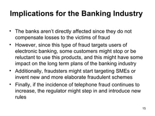 Telephone fraud PPT for Fraud Conference at Portsmouth University, 2014 ...