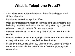 Telephone fraud PPT for Fraud Conference at Portsmouth University, 2014 ...